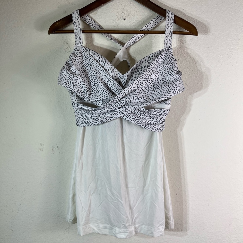 Lululemon Dottie Dash Wrap It Up Tank - Gem